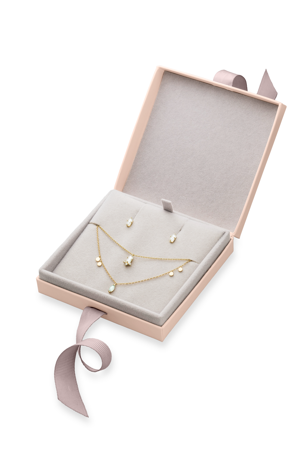 Pastel Gemstone Gift Box 18k Gold plated